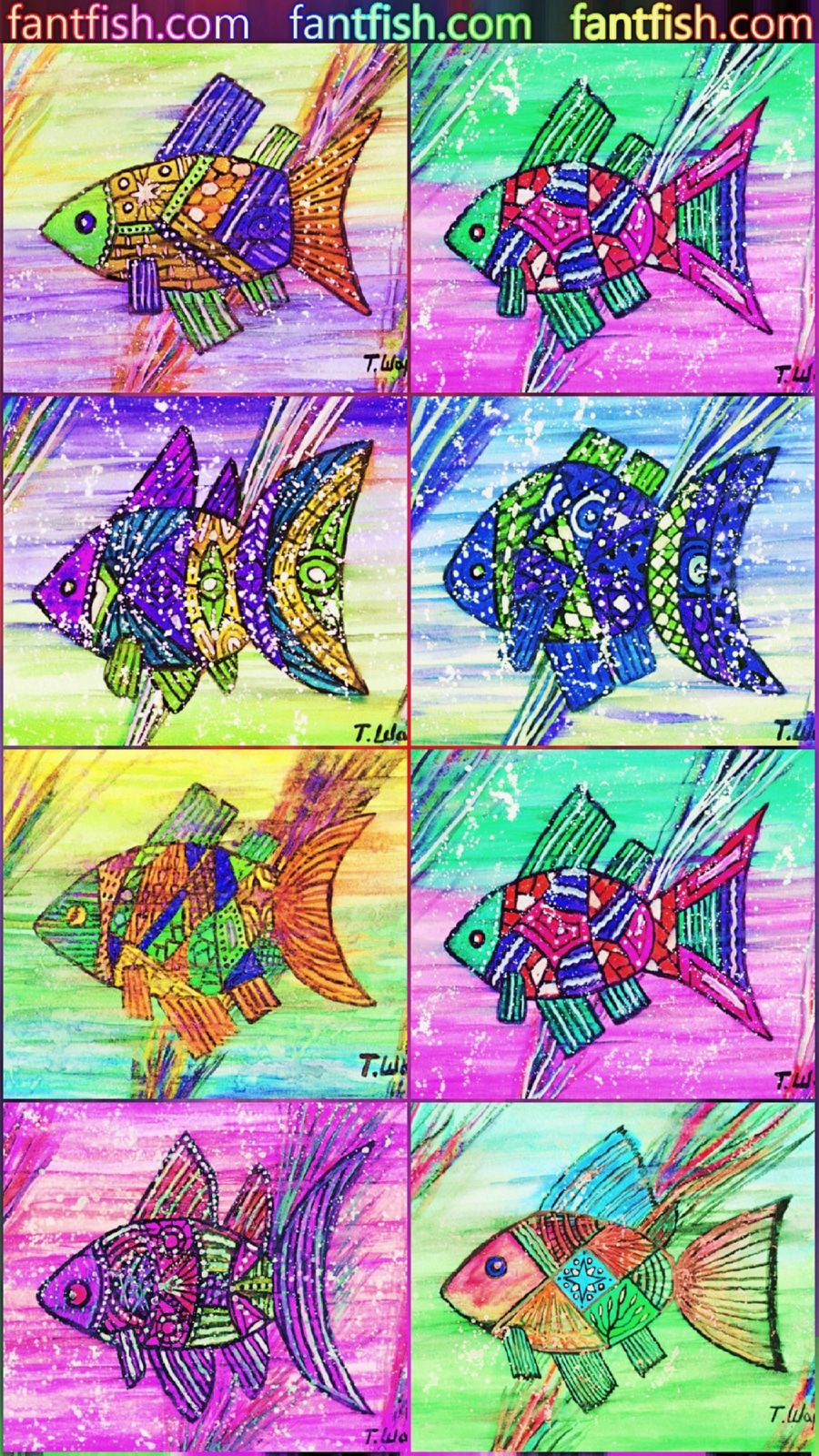 Good fish art — Fish art by Tatiana Sharova