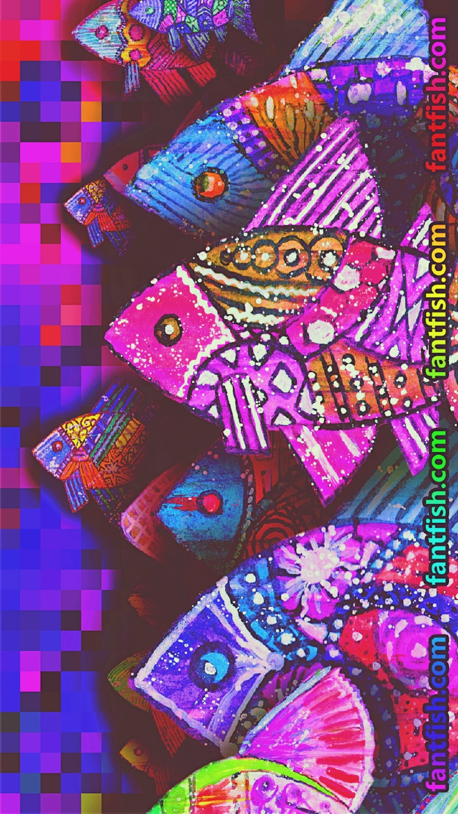 Graphic fish art — Fish art by Tatiana Sharova