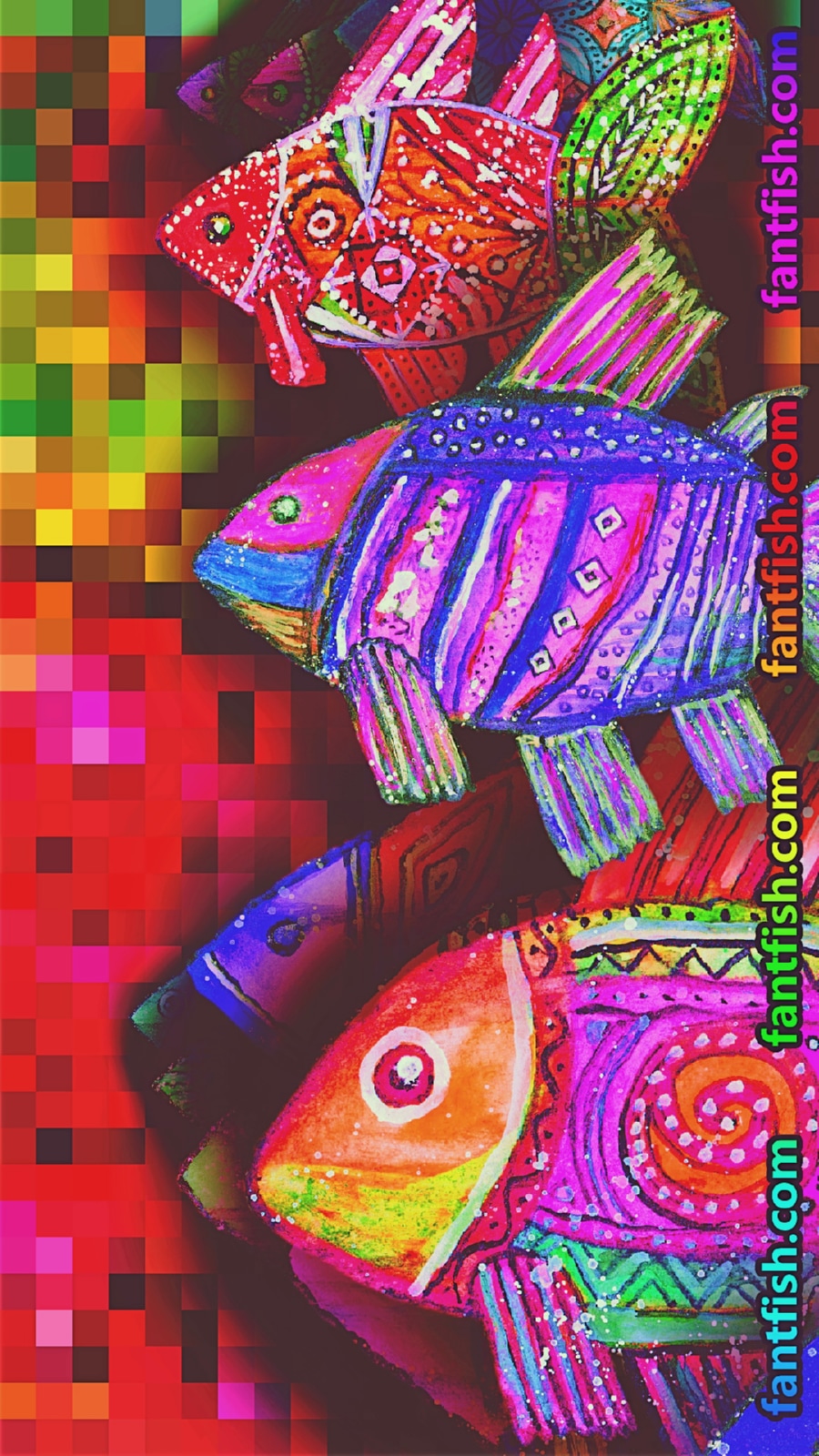 Angel fish art — Fish art by Tatiana Sharova