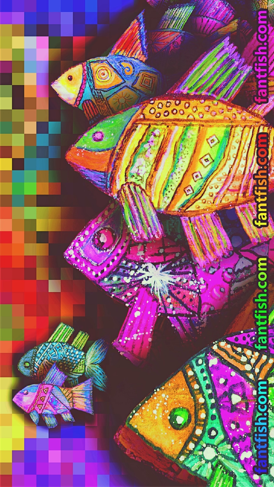 Hopeful fish art — Fish art by Tatiana Sharova