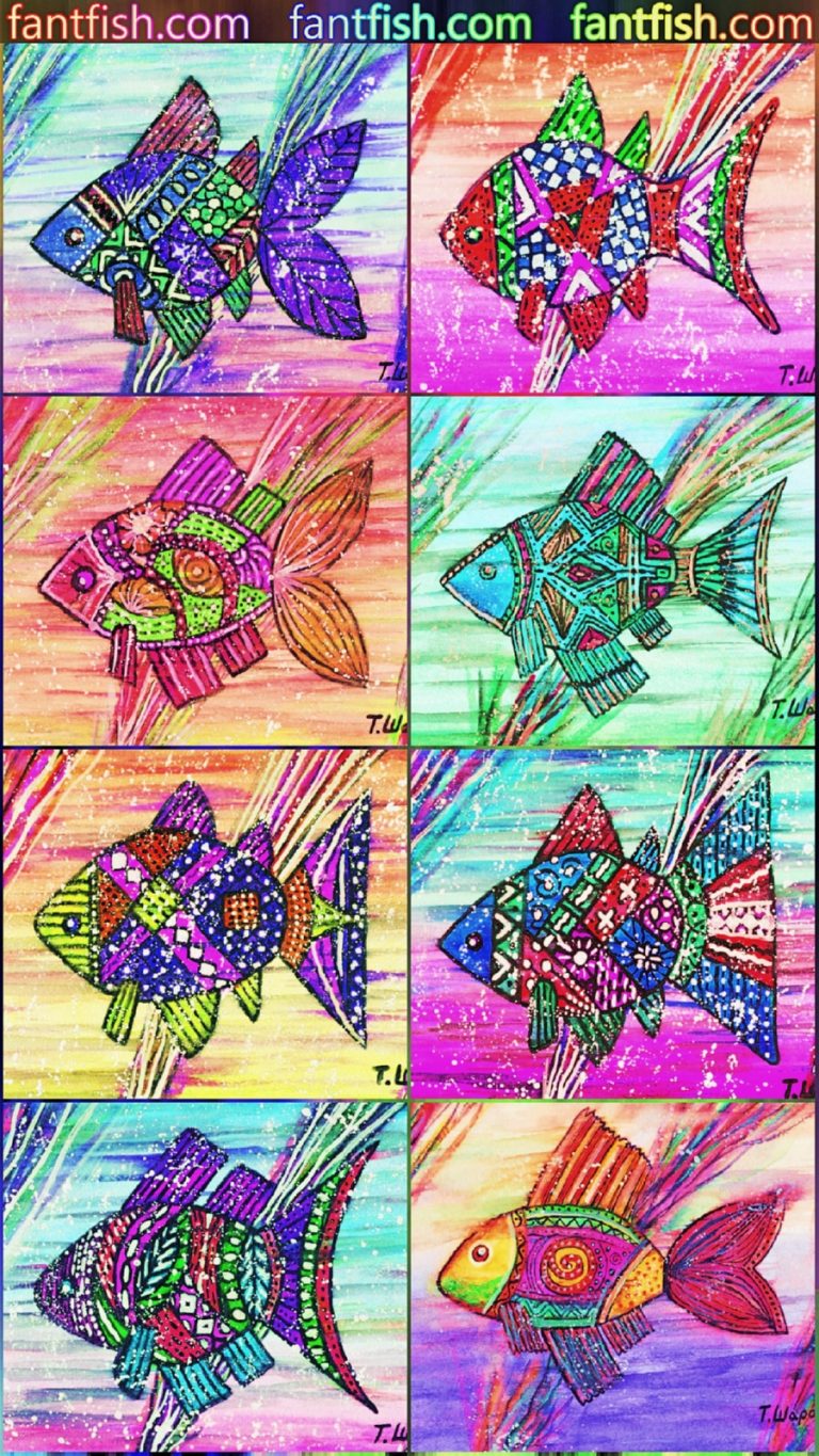 Airy fish art — Fish art by Tatiana Sharova