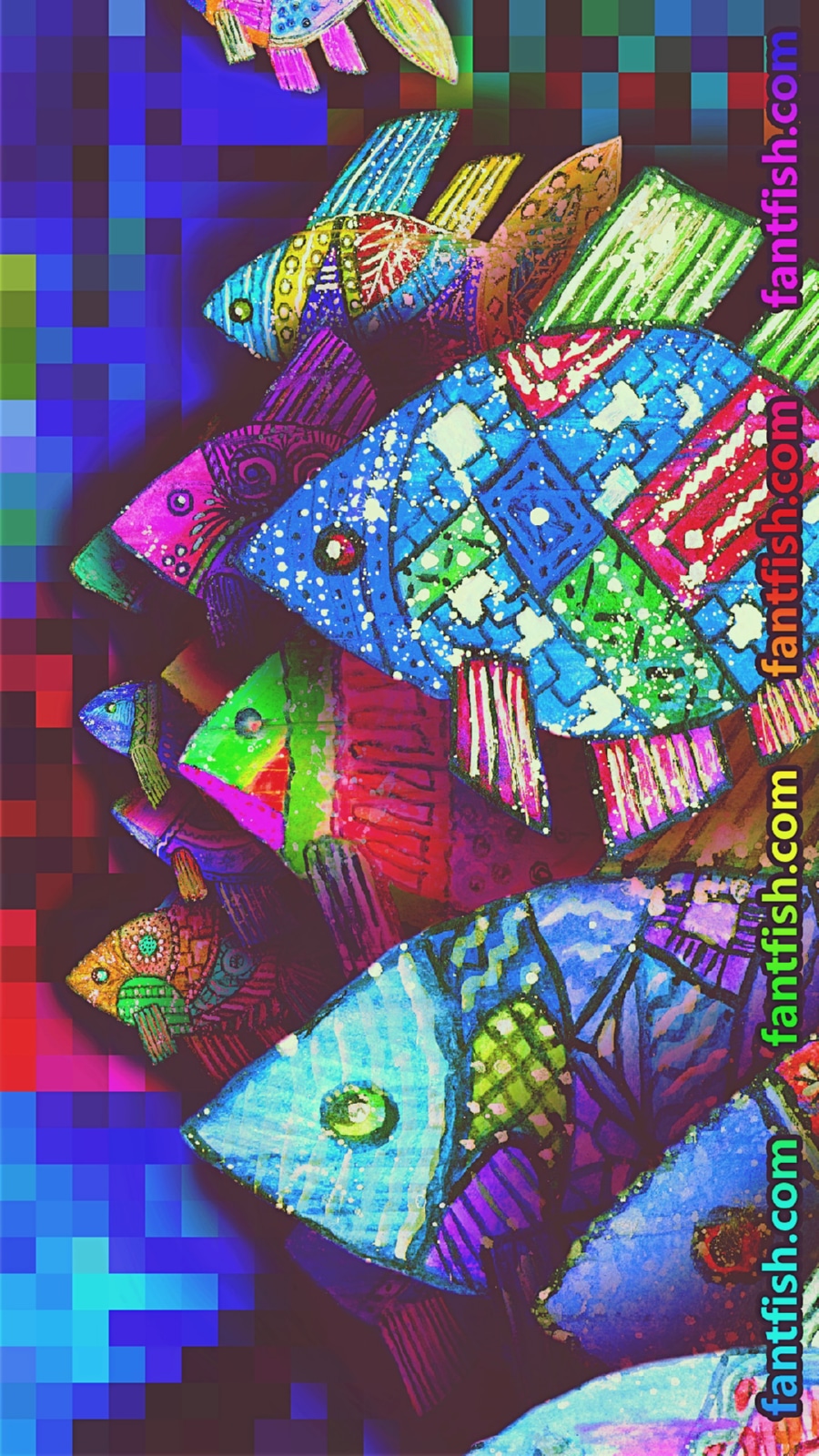 Inspiring fish art — Fish art by Tatiana Sharova