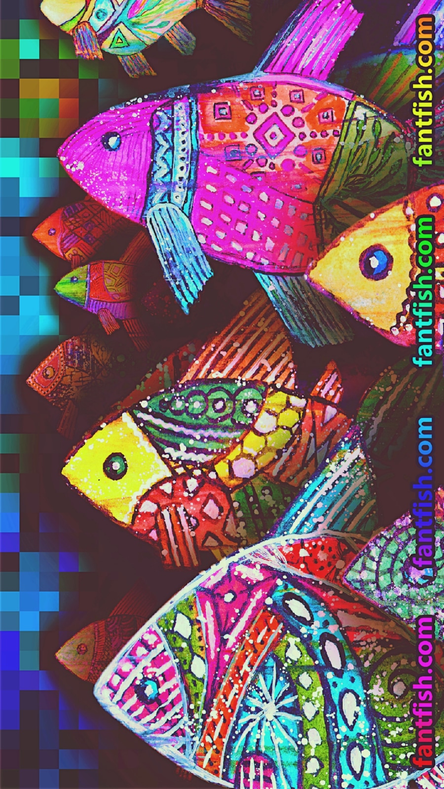 Brilliant fish art — Fish art by Tatiana Sharova