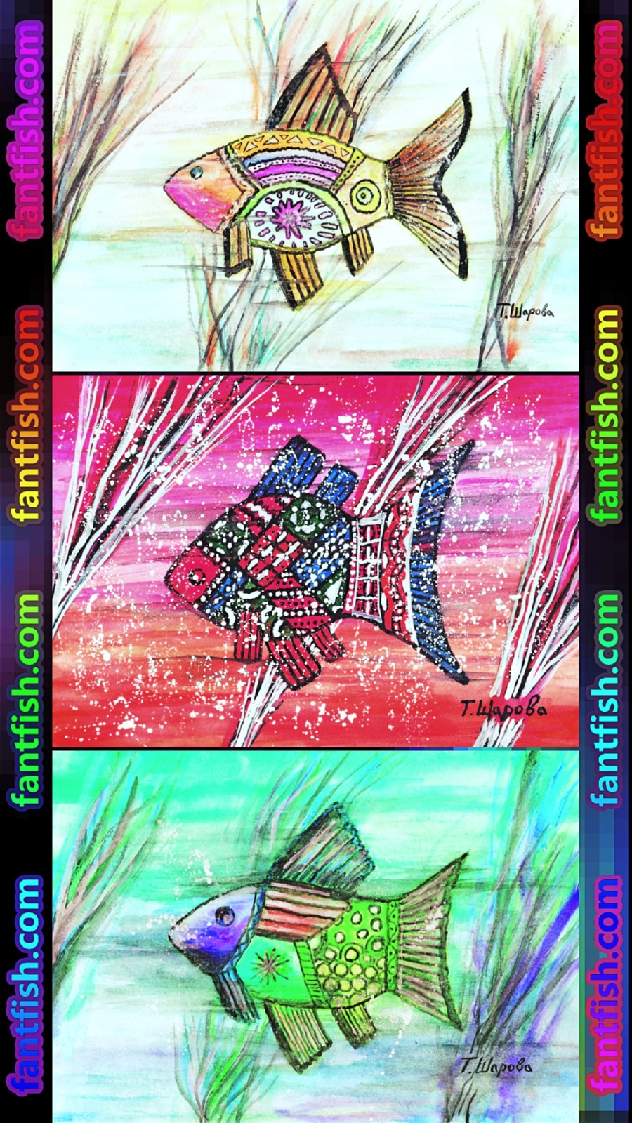 Atypical fish art — Fish art by Tatiana Sharova