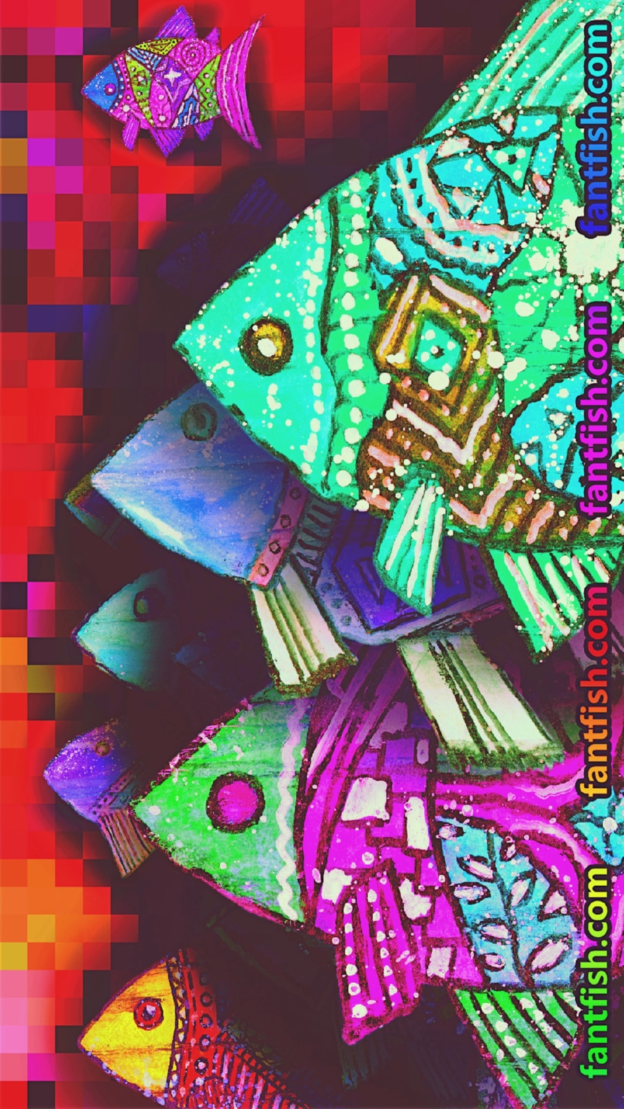 Outlandish fish art — Fish art by Tatiana Sharova